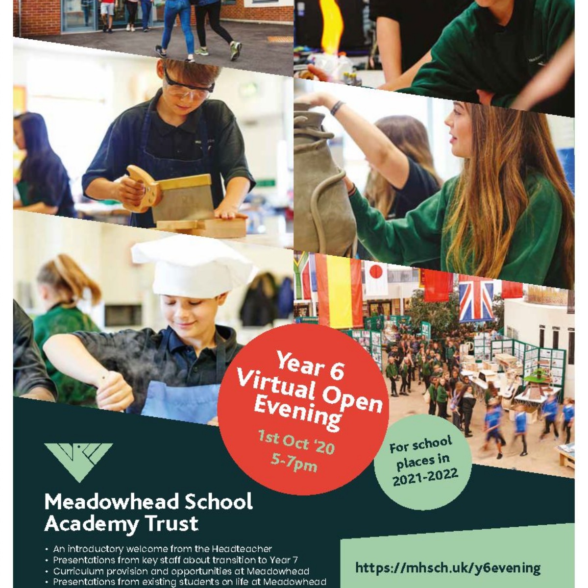 Y6 Virtual Open Evening - 1st October 2020 - Meadowhead School